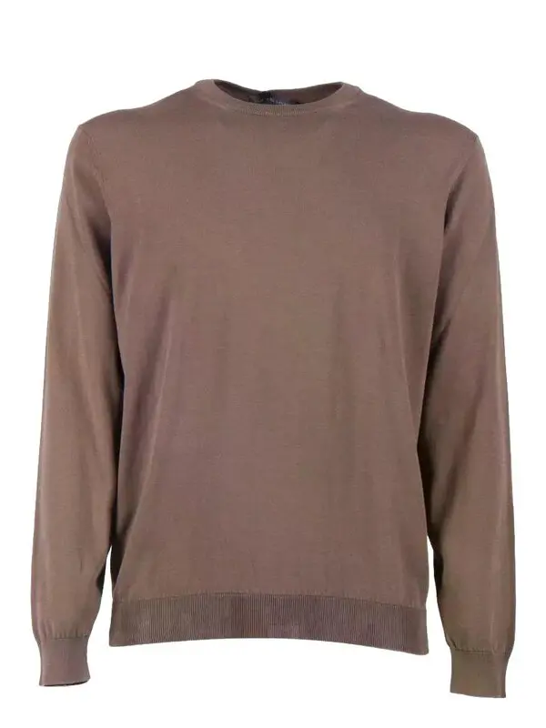 FILIPPO DE LAURENTIIS Crewneck T-shirt - Brown