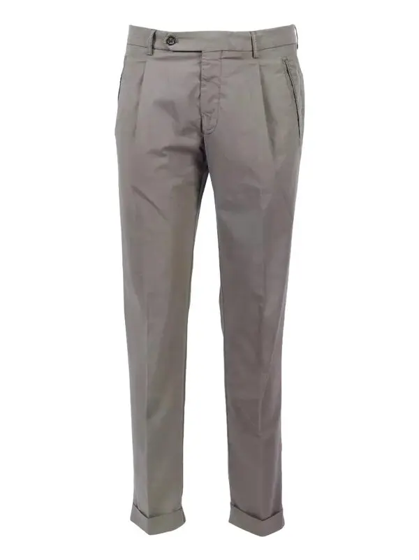 BERWICH Pleated Trousers - Grey