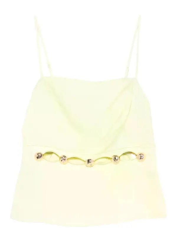 Simkhai Embellished Cut-out Top - Yellow