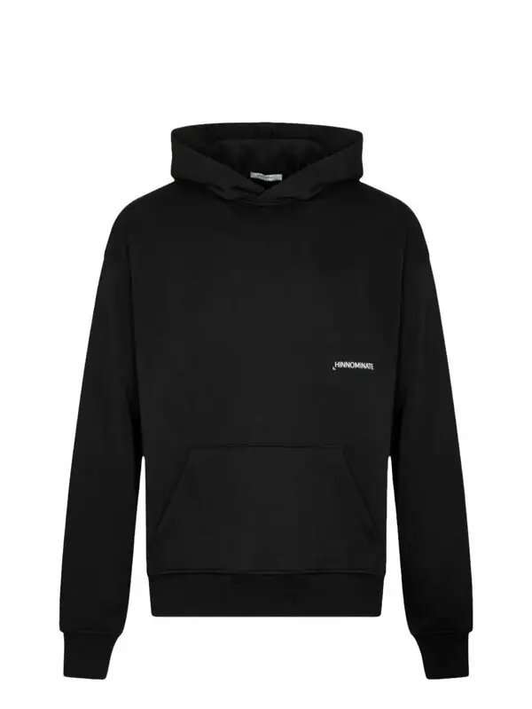 HINNOMINATE Hooded Long-sleeve Sweater - Black