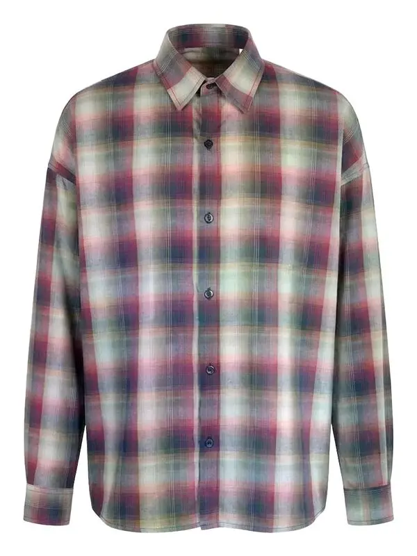 SOCIETE ANONYME Plaid Oversized Shirt - Blue
