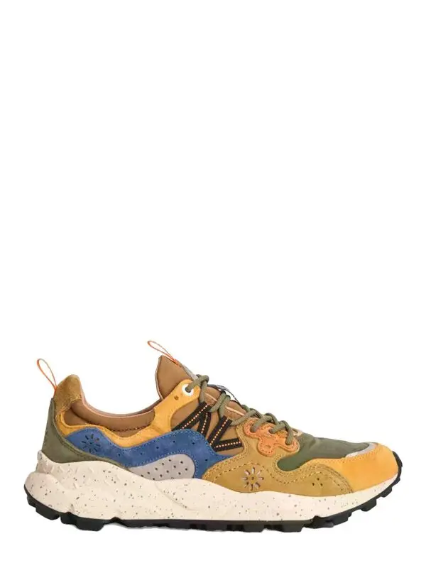 FLOWER MOUNTAIN Yamano 3 Suede Sneakers - Yellow