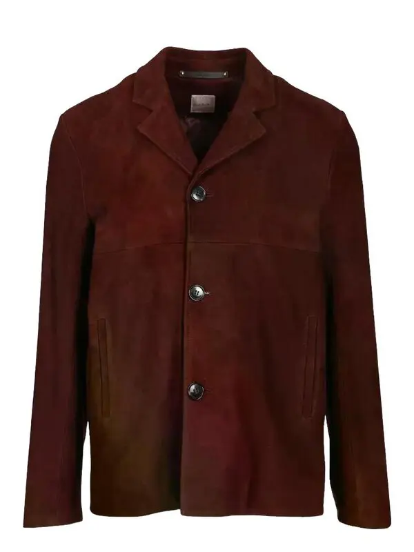 Paul Smith Suede Buttoned Jacket - Brown