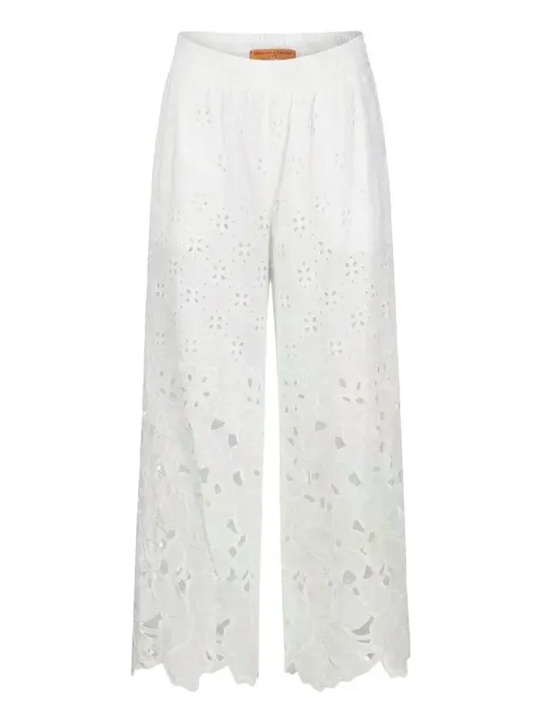 Ermanno Scervino Openwork Trousers - White
