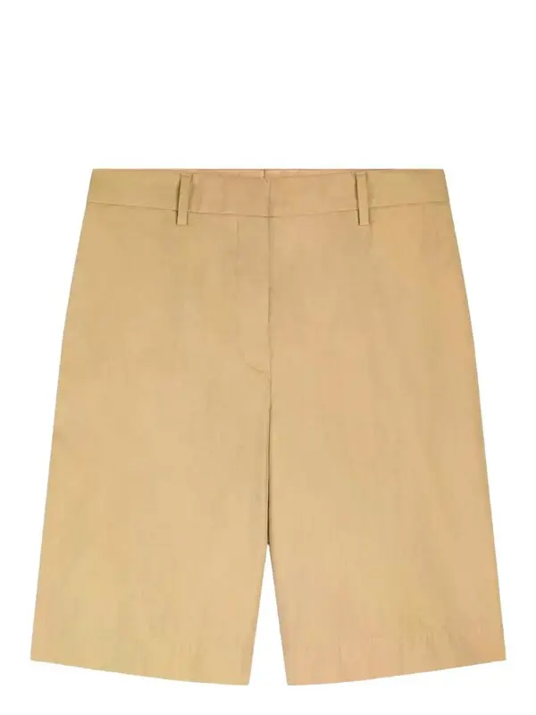Dries Van Noten Tailored Cotton Shorts - Neutrals