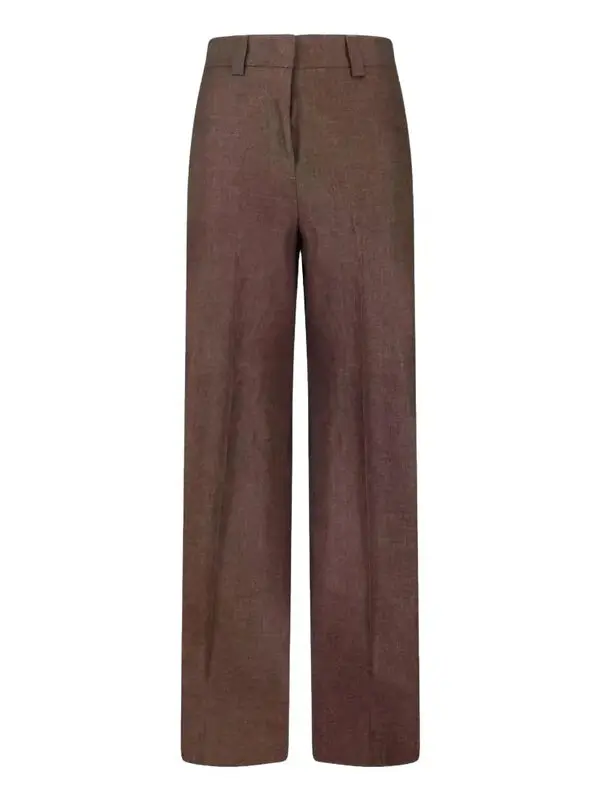 Incotex Button Tailored Trousers - Brown