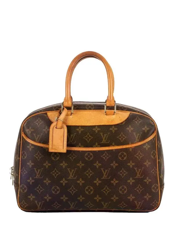 LOUIS VUITTON Deauville Monogram Handbag - Brown