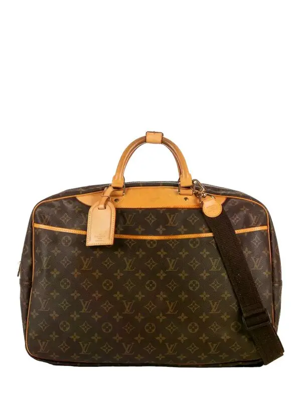 LOUIS VUITTON Alize Monogram Travel Bag - Brown