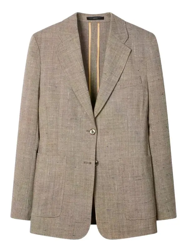 Paul Smith Notch Lapel Blazer - Neutrals