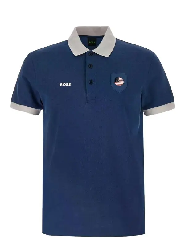 BOSS Paddy Polo Shirt - Blue