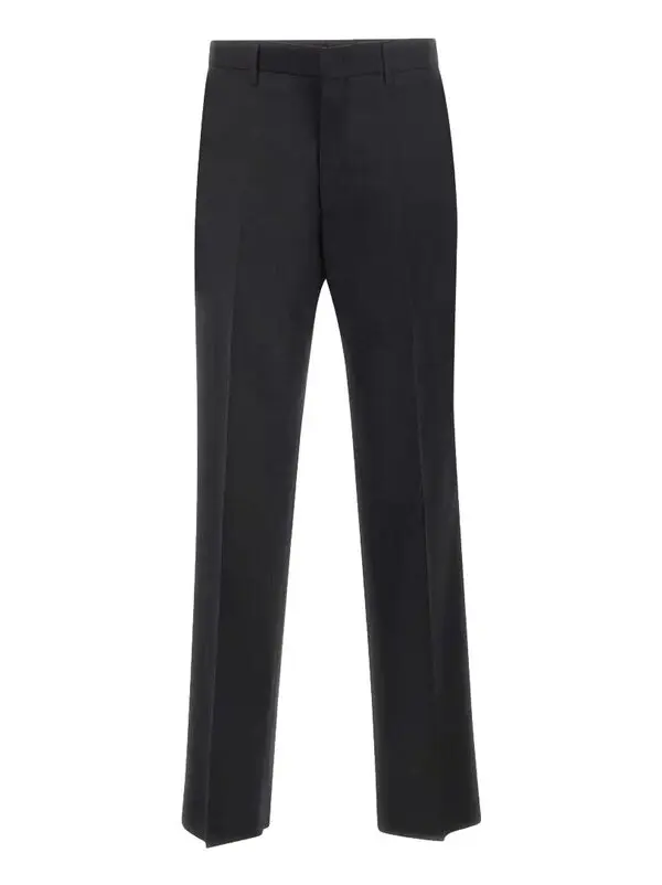 Tagliatore Pressed-crease Tailored Trousers - Black