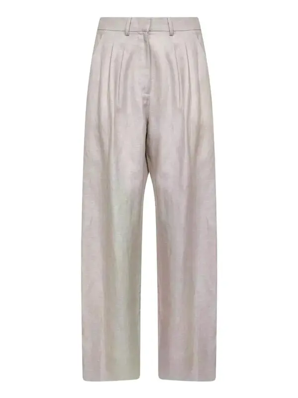 PT TORINO Pleated Trousers - Neutrals