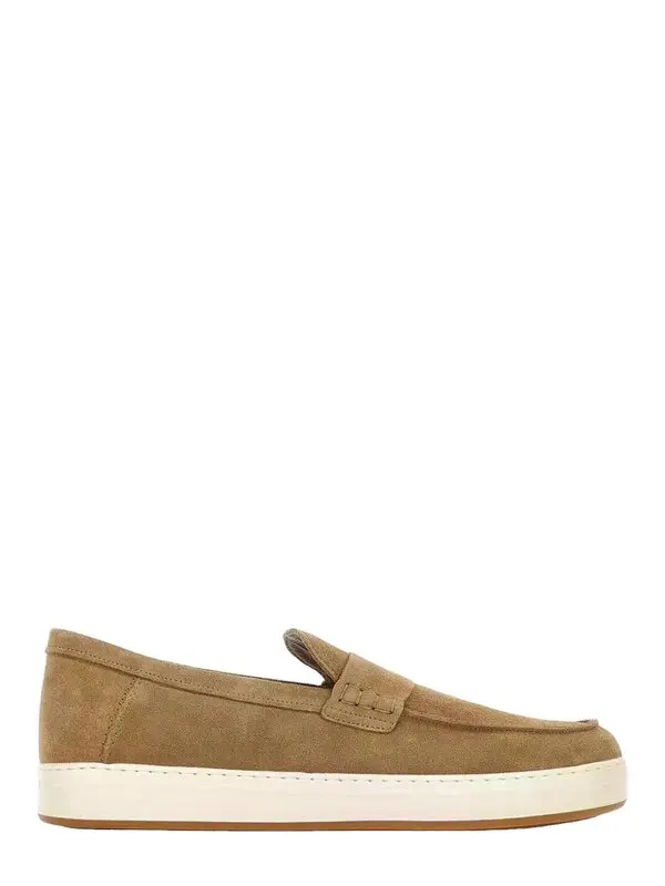 Hogan Suede Loafers - Neutrals