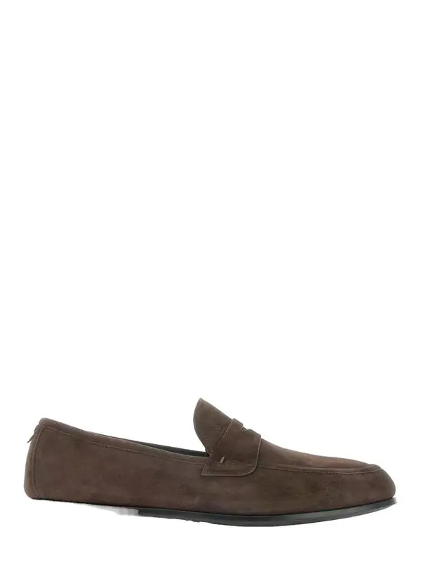 FABI Penny-strap Loafers - Brown