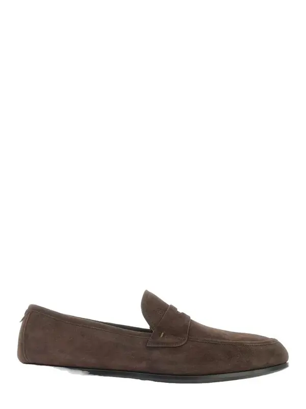 FABI Penny-strap Loafers - Brown