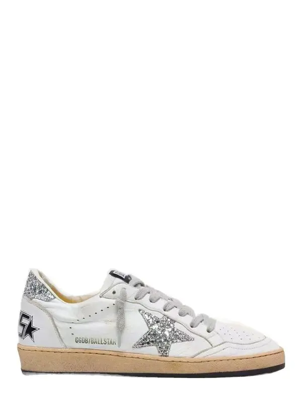 GOLDEN GOOSE Ball Star Glitter-embellished Sneakers - White