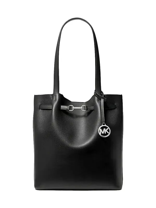 Michael Kors Leather Tote Bag - Black