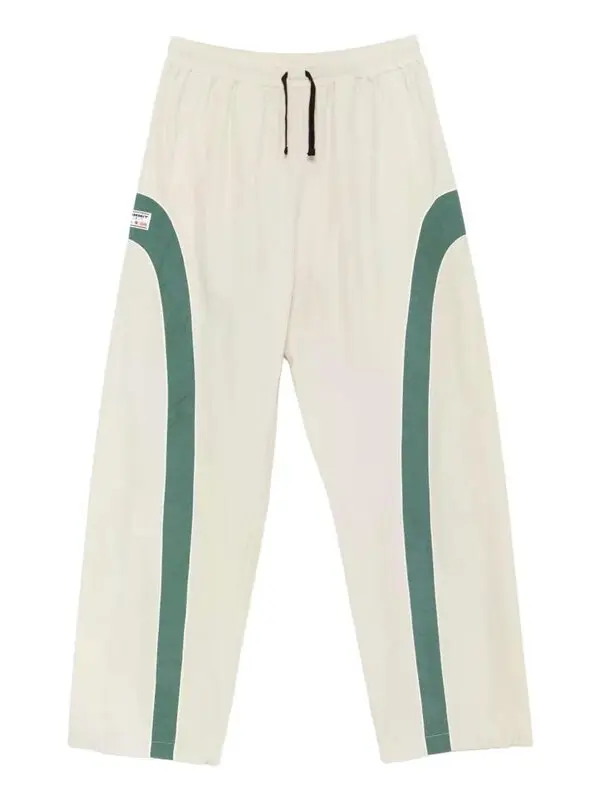 SUMMER GAMES Drawstring Panelled Trousers - Neutrals