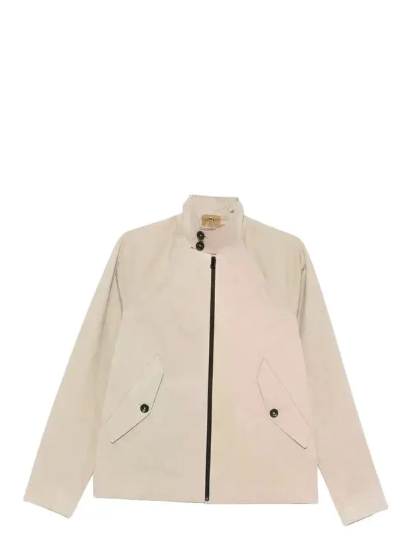 TEN C Tyne High-neck Raglan-sleeve Jacket - Neutrals
