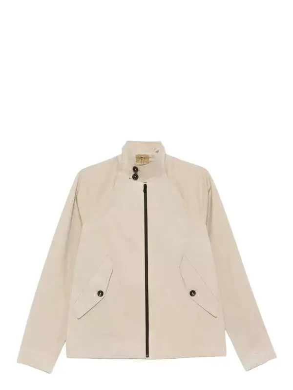 TEN C Tyne High-neck Raglan-sleeve Jacket - Neutrals