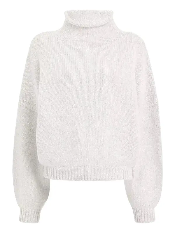Khaite Juniper Cashmere Sweater - White