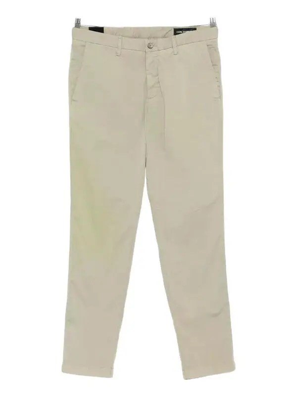 Karl Lagerfeld Kl-cliff Trousers - Neutrals