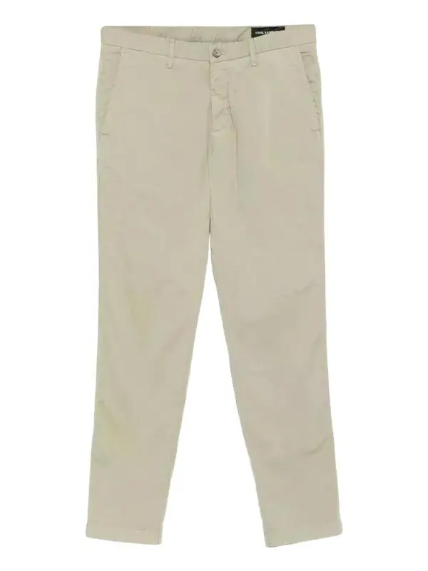 Karl Lagerfeld Kl-cliff Trousers - Neutrals