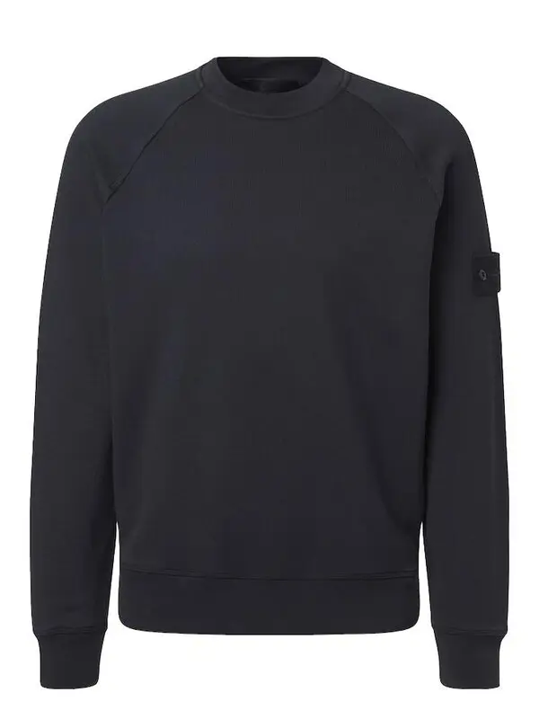 Stone Island Cotton Jersey Sweatshirt - Blue