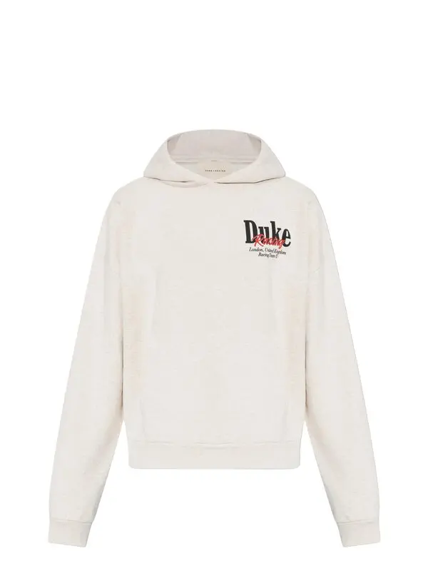 DUKE + DEXTER Hooded Sweatshirt - Cream