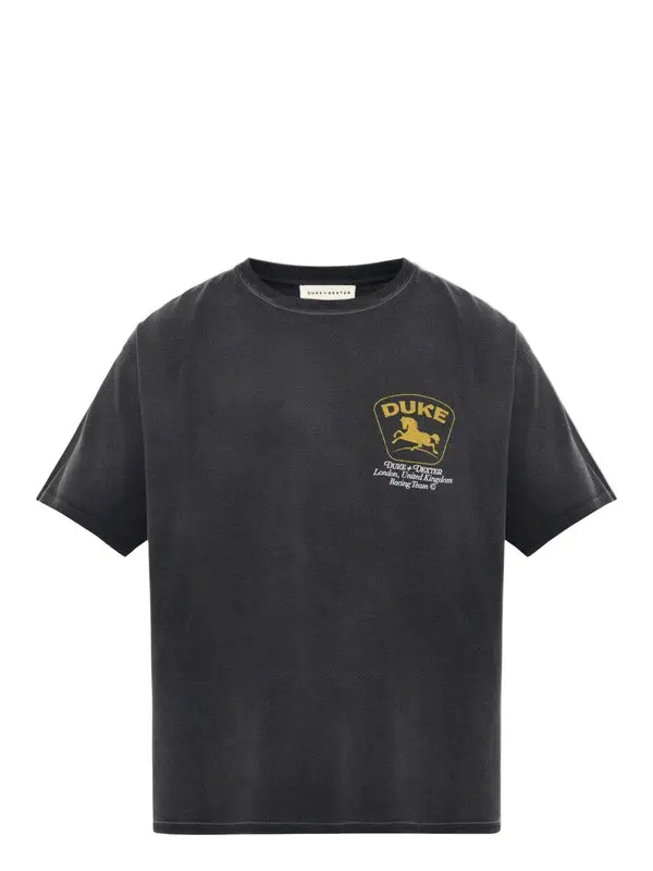 DUKE + DEXTER T-shirt With Logo - Black