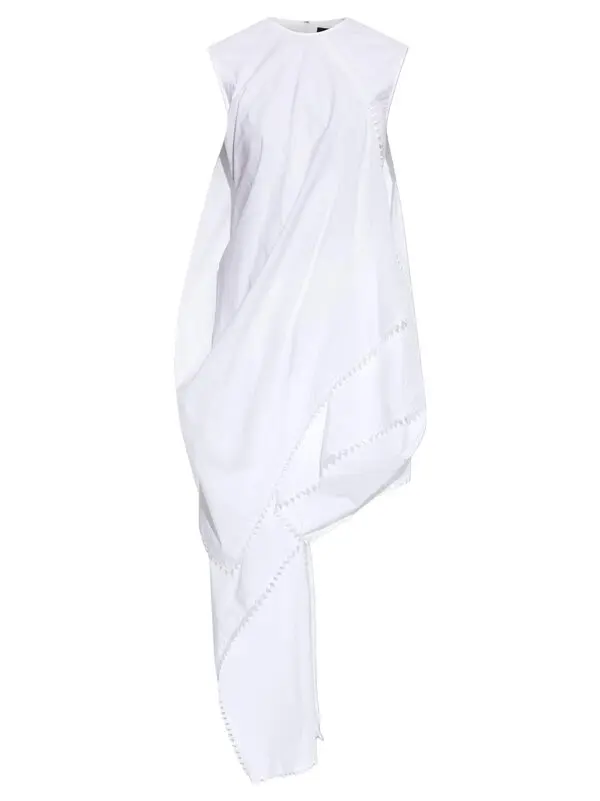 Jacquemus Asymmetric Dress "traversin - White