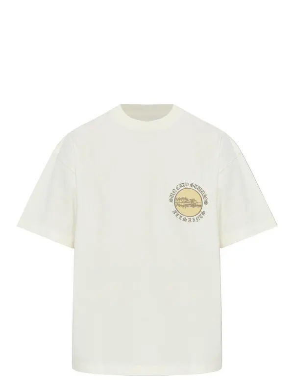 ALLSAINTS Sun City T-shirt - Cream