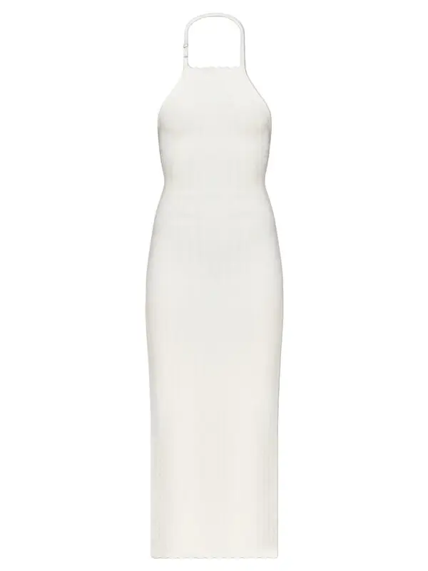 Jacquemus Tablier" Midi Dress - White