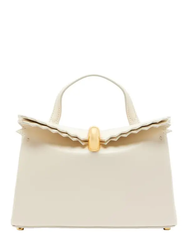 Jacquemus Valérie Small Leather Top-handle Bag - White