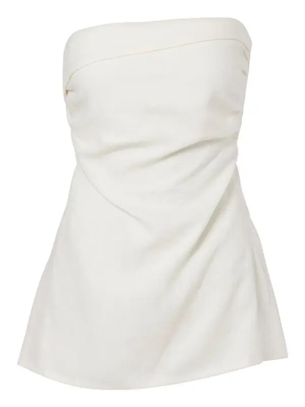 Faithfull The Brand Boe Strapless Top - White