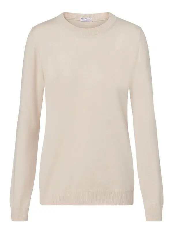 Brunello Cucinelli Cashmere Sweater - Beige