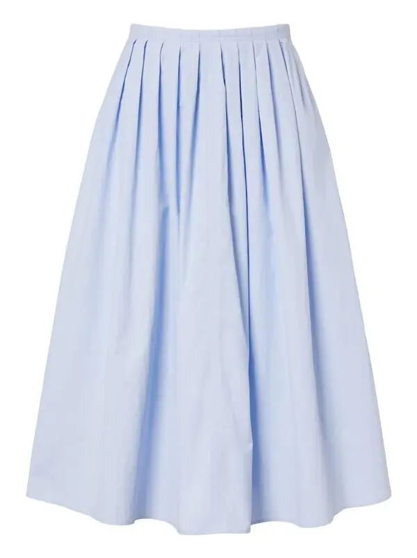 Proenza Schouler Austin Midi Skirt - Blue
