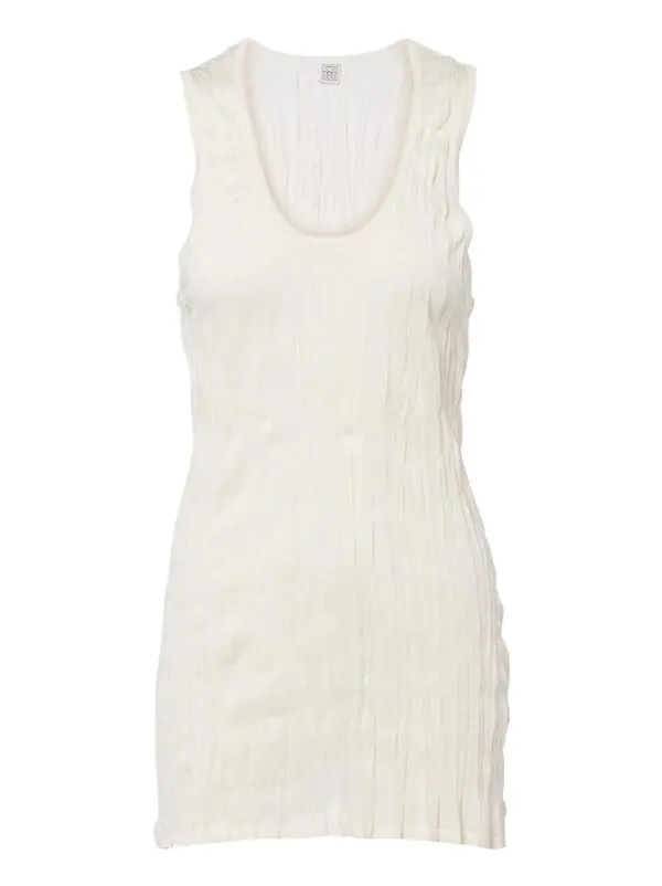 TOTEME Pleated Tank Top - White