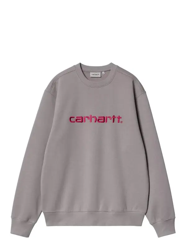 Carhartt Work In Progress Cotton Sweatshirt - Gray