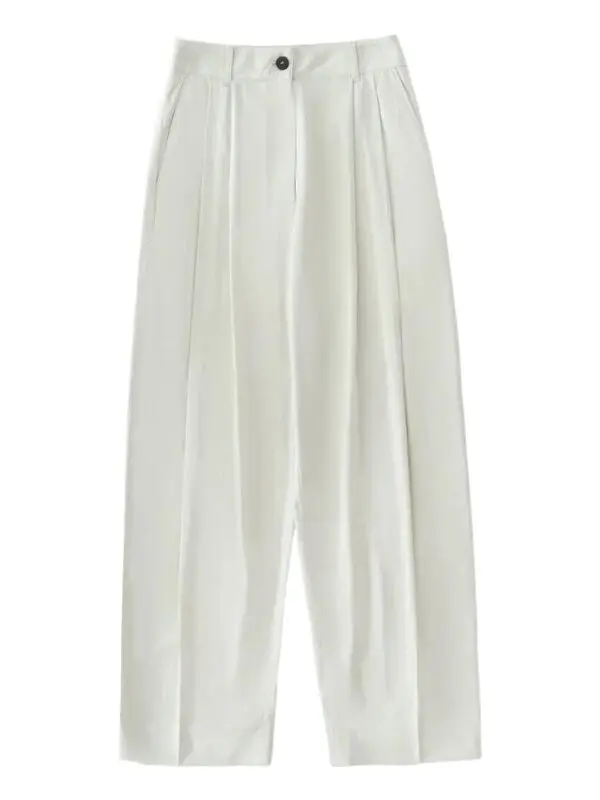 Studio Nicholson Acuna Pleated Front Pant - White