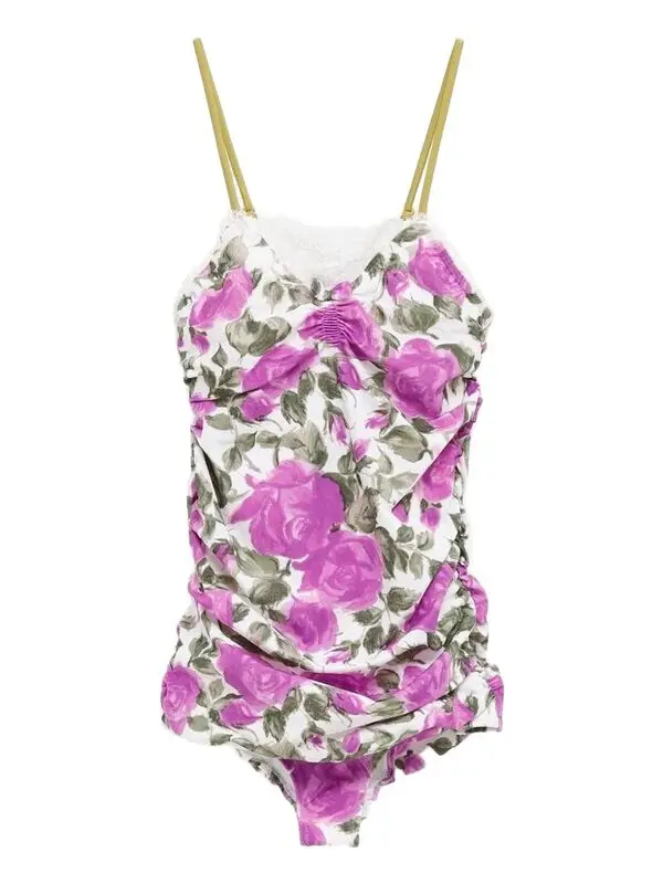 Chloé Printed Bodysuit - White