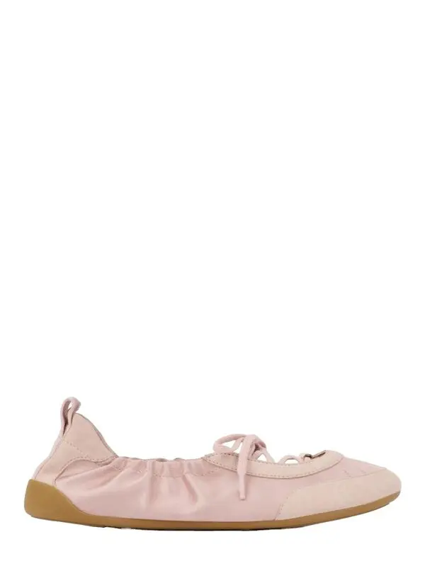 Chloé Kick Leather Ballet Flats - Pink