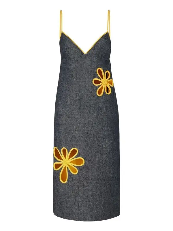 Fendi Denim Short Dress - Blue