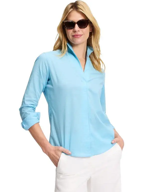 SARAH ALEXANDRA Signature Capri Shirt - Blue