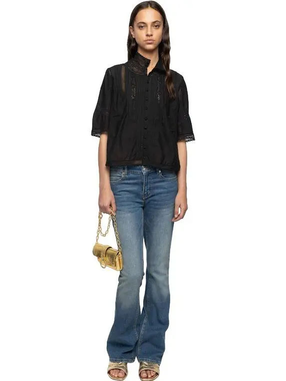 Zadig&Voltaire Tanos Tomboy Top - Black