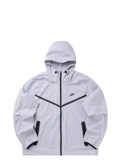Nike Sportswear Tech Fleece Woven Full Zip Hoodie - Ghost