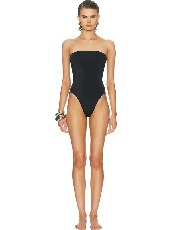 Norma Kamali Bishop Bodysuit - Black