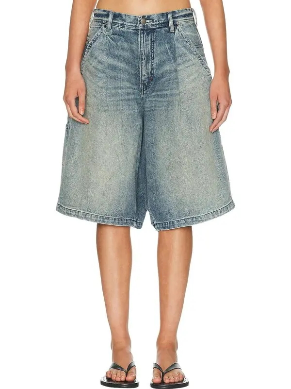 R13 Jesse Carpenter Denim Short - Rivington Blue