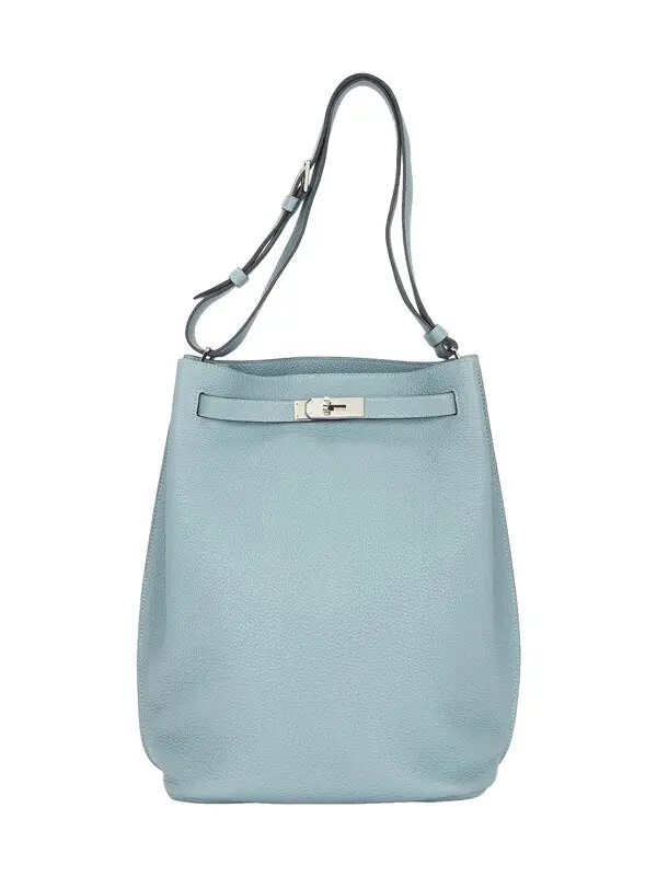 Hermès Togo So Kelly 26 Shoulder Bag - Ciel Blue