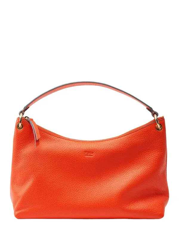 TUSK Ascot Top Zip Hobo Bag - Orange